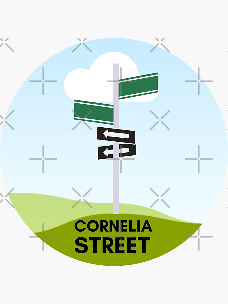"Cornelia Street" Sticker by nd-creates | Redbubble
