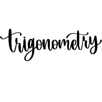 "Trigonometry - Folder/Binder " Sticker for Sale by RT-Lettering ...