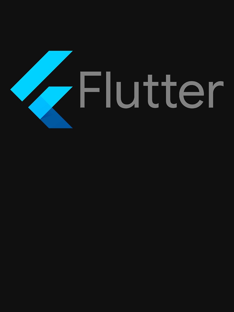 "Flutter programming framework" Essential T-Shirt for Sale by ...