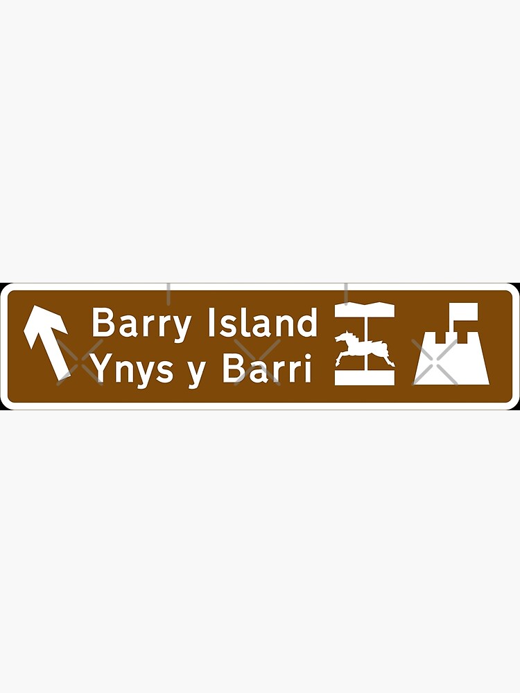 "Barry Island sign" Art Print for Sale by DesignByMH | Redbubble