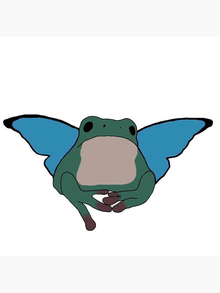 "Butterfrog ★ frog with butterfly wings" Poster for Sale by iarasosan ...