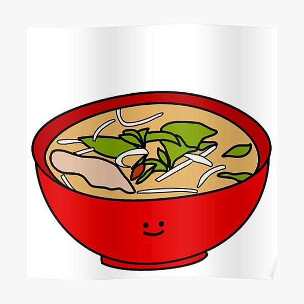 "Pho Cartoon" Poster for Sale by tshirtsnthings | Redbubble