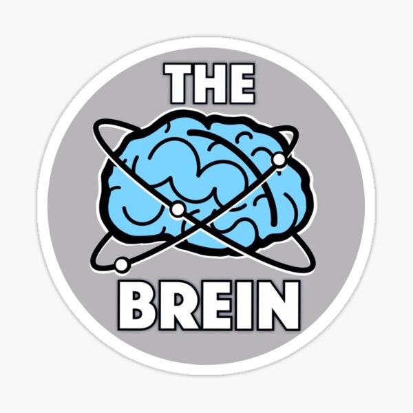 "The Brein full logo" Sticker by ReinResearch | Redbubble