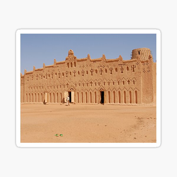 "Mosque Bani City, Burkina Faso, Africa" Sticker for Sale by worldways ...
