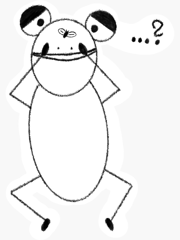 Pegatina «rana confundida fresca con una mosca amiga» de coolfrogs ...