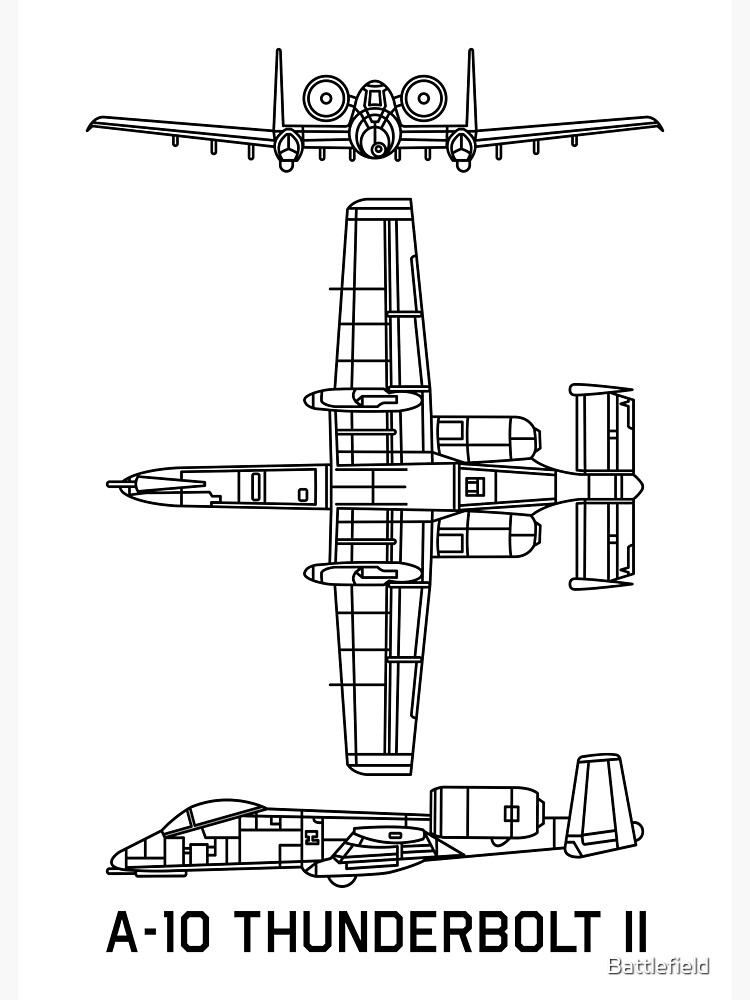"A-10 Thunderbolt II American Military Anti Tank Jet Plane Airplane ...
