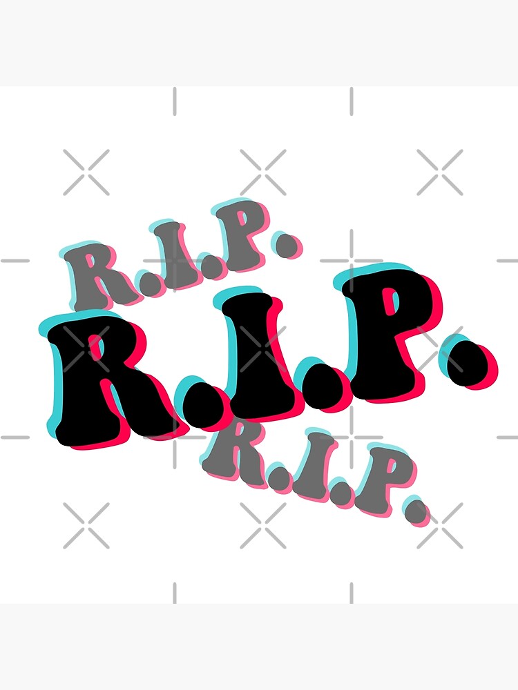 "RIP TikTok Style" Canvas Print for Sale by SunCoast-Co | Redbubble