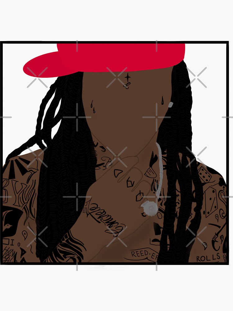 "Lil Wayne " Sticker for Sale by TL-Studios | Redbubble