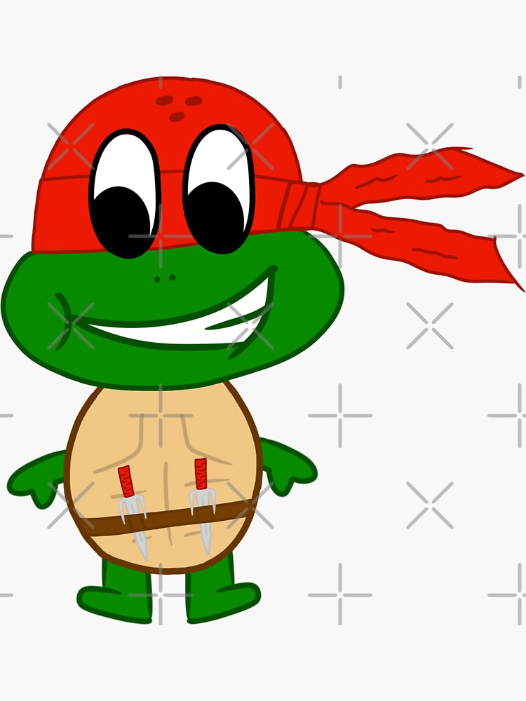 "Raphael TMNT" Sticker by brittkaleda | Redbubble