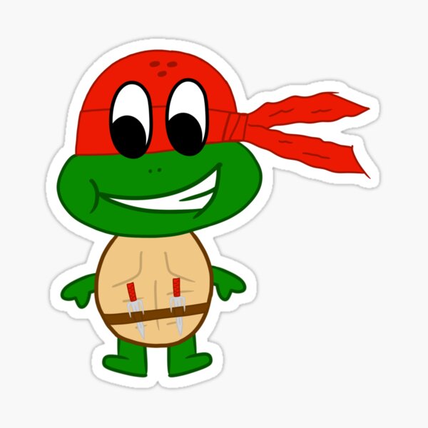 "Raphael TMNT" Sticker by brittkaleda | Redbubble