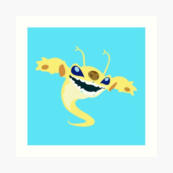 "Jumping Sparky Experiment 221 Silhouette - Lilo and Stitch " Art Print ...