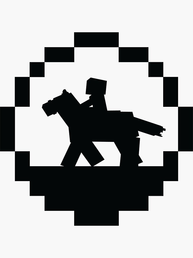 Minecraft Decal Silhouette Minecraft 3D Wallpaper Wall Decal Country