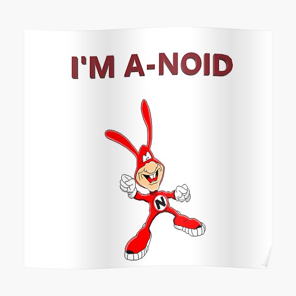 "A-Noid" Poster for Sale by JsFunDesigns | Redbubble