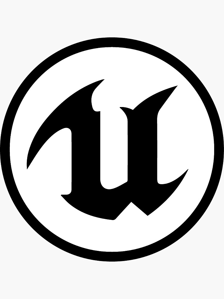 "Unreal Engine Classic Logo" Sticker for Sale by AlastairPeat | Redbubble