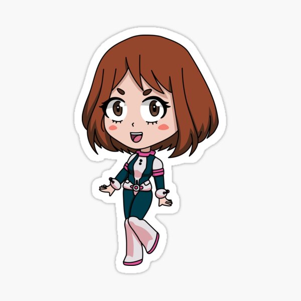 "Ochako Uraraka" Sticker for Sale by AllergicToRamen | Redbubble
