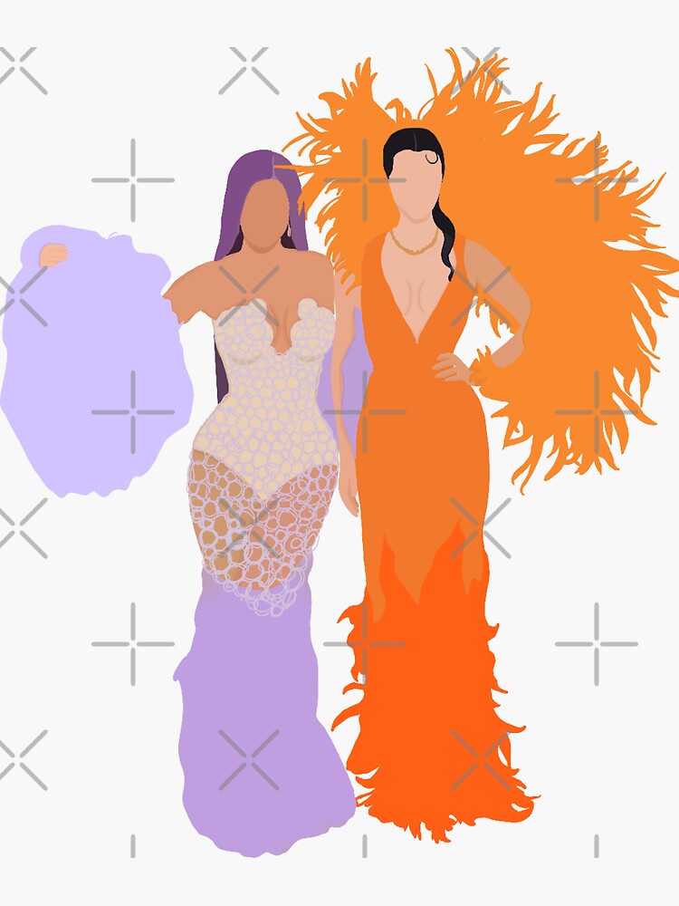"Kylie and Kendall Jenner" Sticker for Sale by LaneysArt | Redbubble