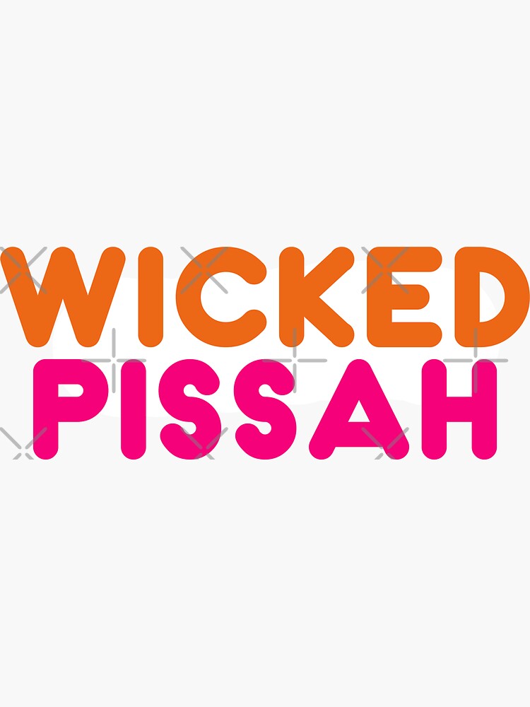 "DD Wicked Pissah" Sticker for Sale by shiraesther | Redbubble