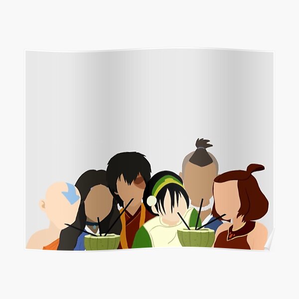 "Team Avatar Friends" Poster for Sale by malice7222 | Redbubble