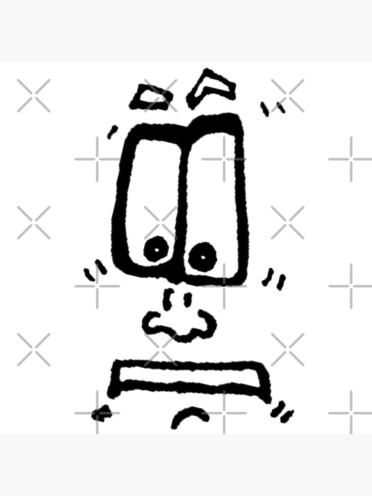 "Scared?" Sticker for Sale by AlefgardHero | Redbubble