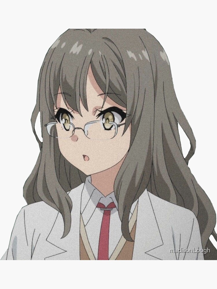 "Rio Futaba (Rascal does not dream of bunny girl senpai)" Sticker for ...