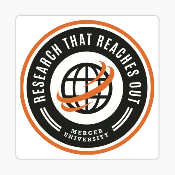 "Mercer University Research That Matters Logo" Sticker by tomhead19 ...
