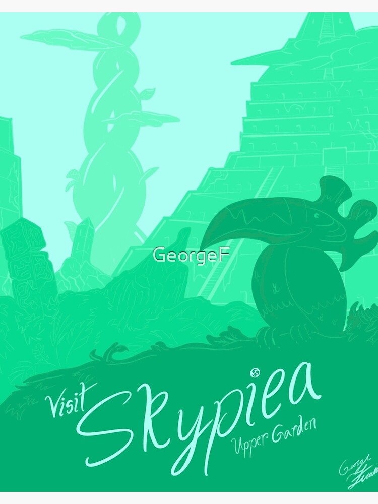"Skypiea" Poster by GeorgeF | Redbubble
