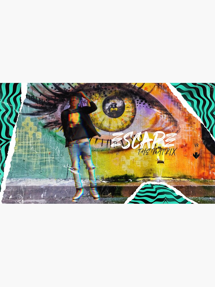 "Escape the Matrix" Sticker by BlizzyDesigns | Redbubble