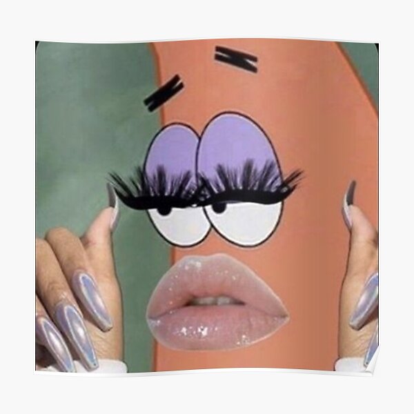 "Periodt Patrick Meme" Poster for Sale by MamoesDoodles | Redbubble