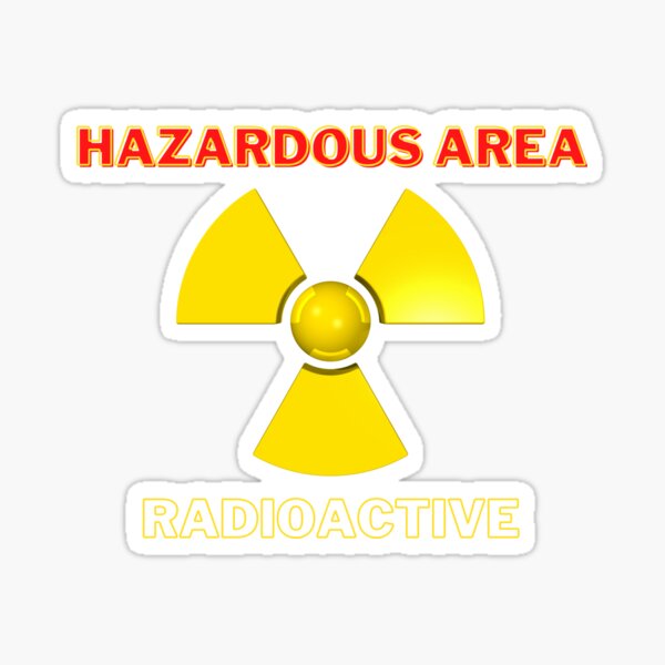 "Radioactive" Sticker by Wachirawit | Redbubble
