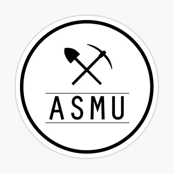 "ASMU - Main Logo" Sticker for Sale by ASMU-MacqU | Redbubble