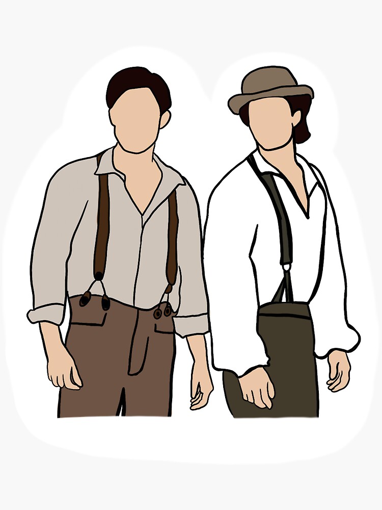 "1864 damon and stefan salvatore sticker" Sticker by stickersbyabbs ...