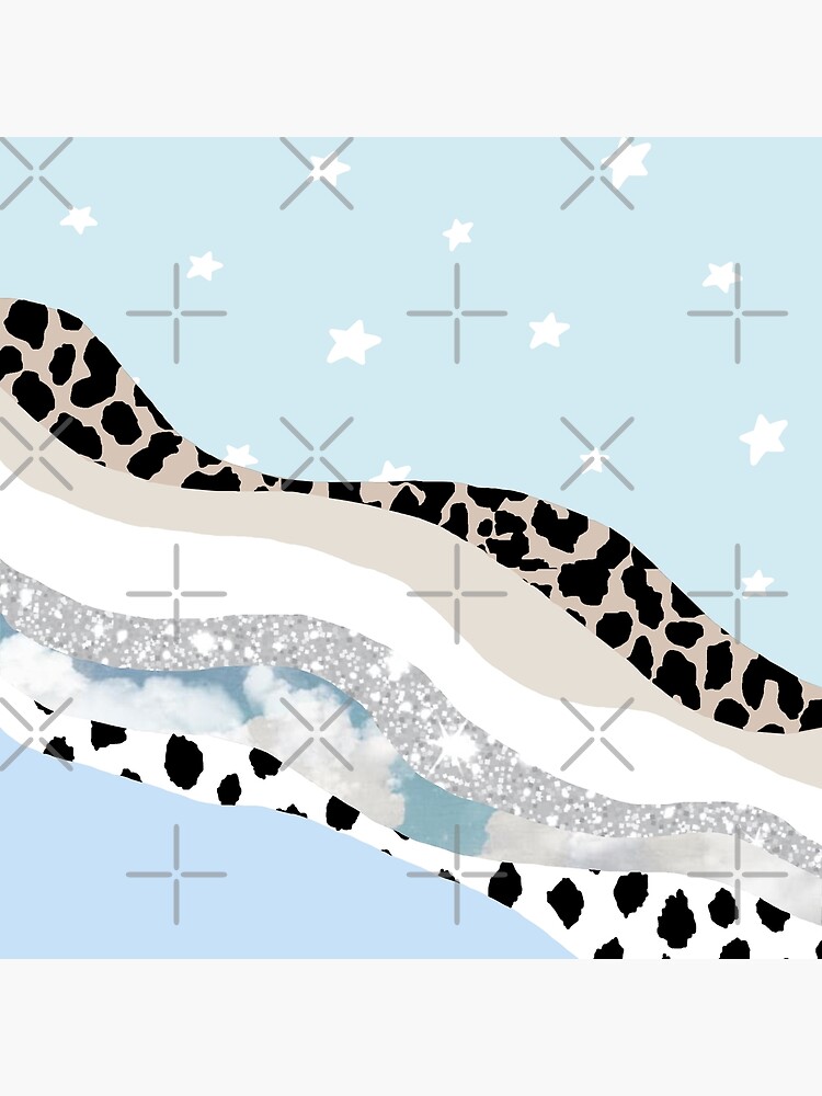 "Blue Vsco Pattern" Poster for Sale by kylienicole199 | Redbubble