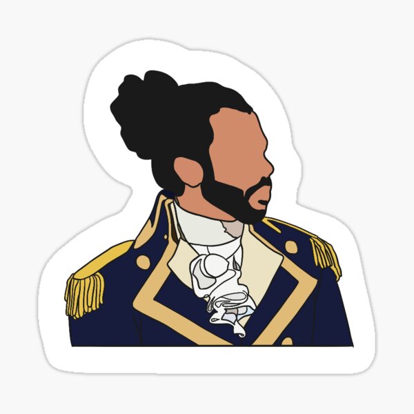 "Hamilton Lafayette sticker" Sticker by may06 | Redbubble