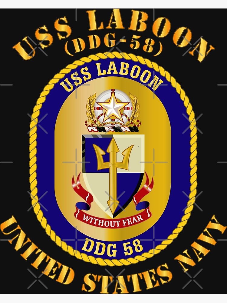 "Navy - USS Laboon (DDG-58)" Poster for Sale by twix123844 | Redbubble