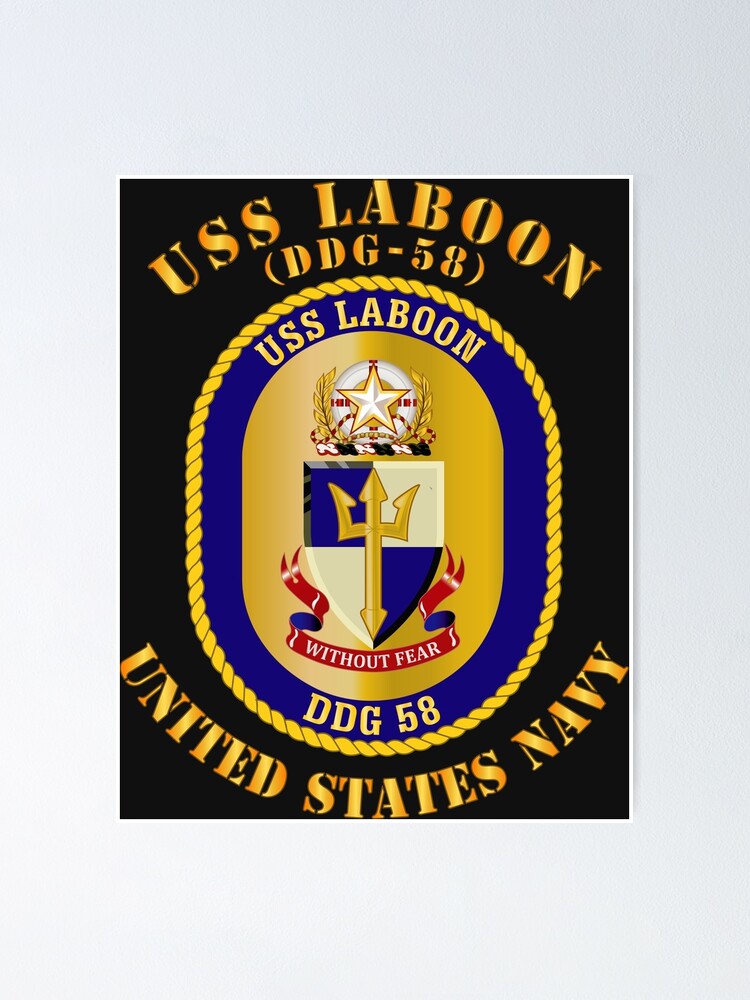 "Navy - USS Laboon (DDG-58)" Poster for Sale by twix123844 | Redbubble