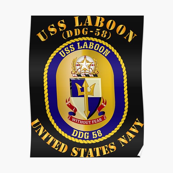 "Navy - USS Laboon (DDG-58)" Poster for Sale by twix123844 | Redbubble