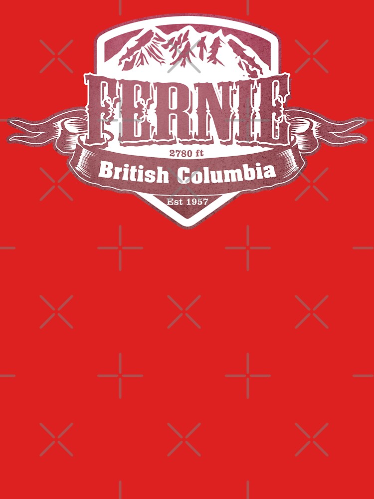 "Fernie British Columbia Ski Resorts" T-shirt by CarbonClothing | Redbubble