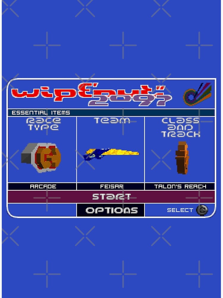 Póster «Wipeout 2097 - Menú de ilustraciones» de RonnieTruss89 | Redbubble