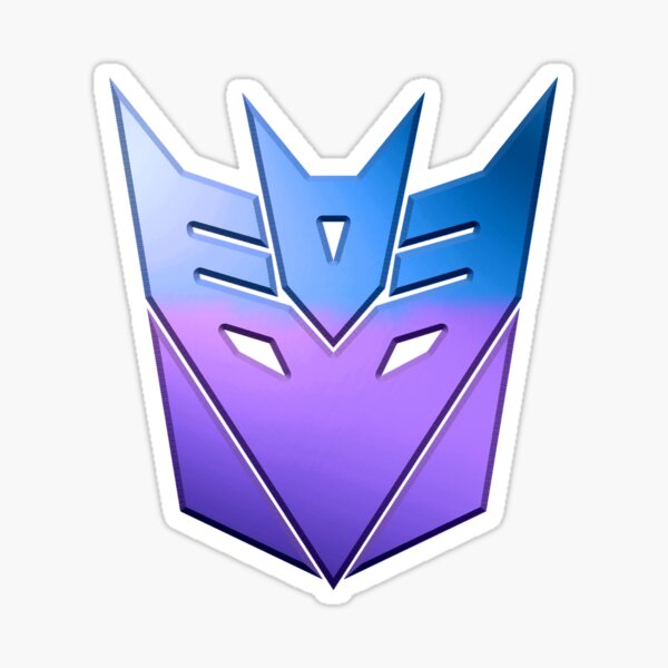 "Cybertronian Evil" Sticker for Sale by KalEl7 | Redbubble