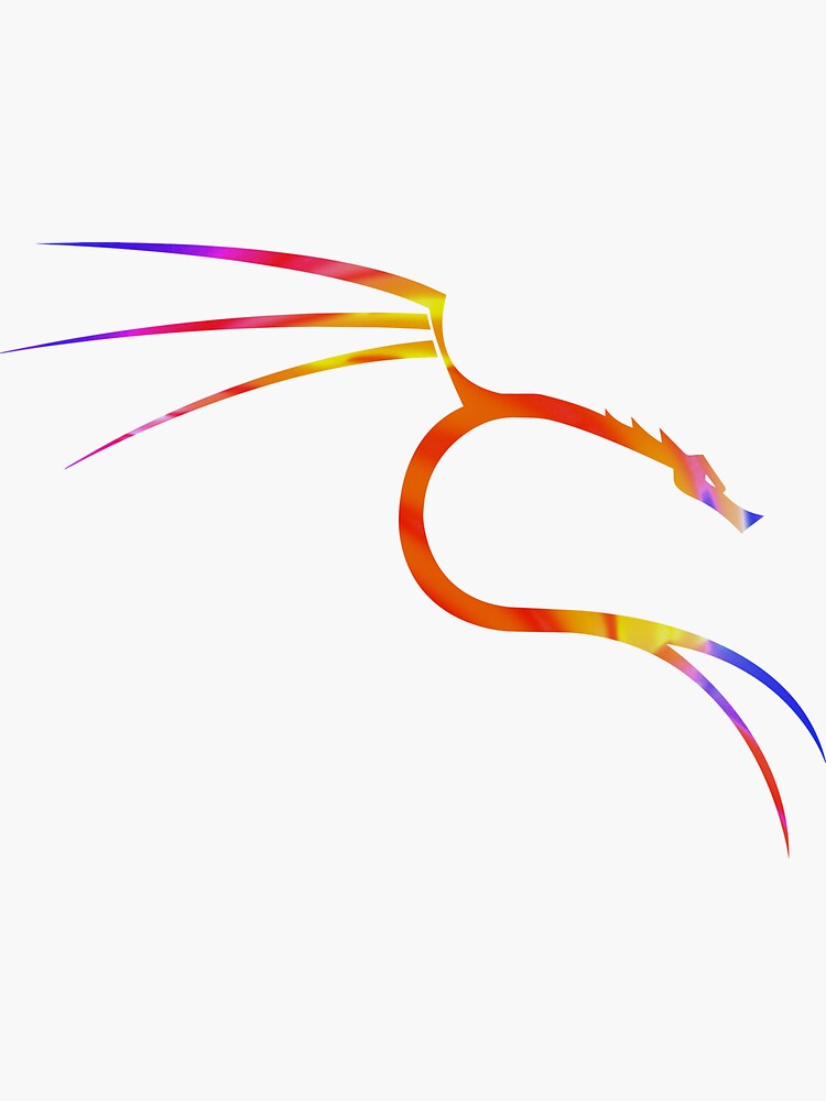 "Kali Linux - Abstract Colours" Sticker for Sale by cryptotshirts ...