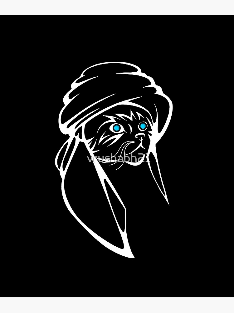 "keffiyeh Cat " Art Print for Sale by vrushabh21 | Redbubble