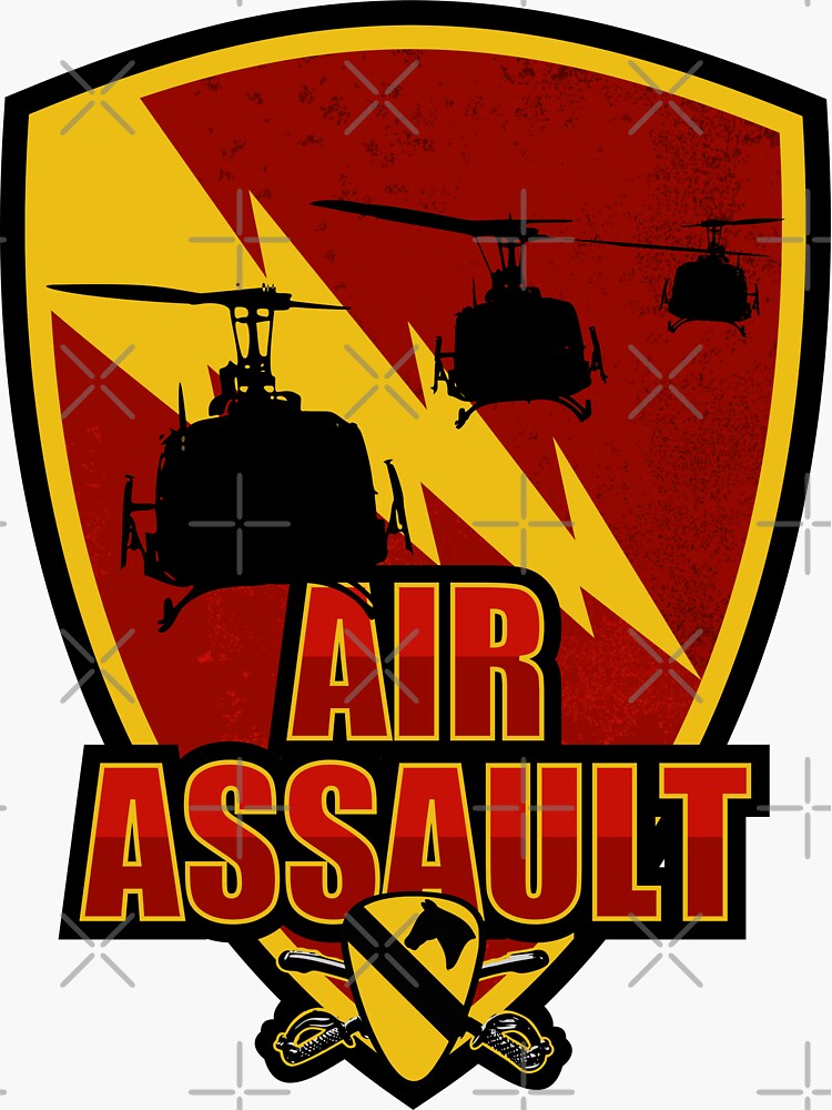 "Air Cav Air Assault" Sticker for Sale by StrongVlad | Redbubble