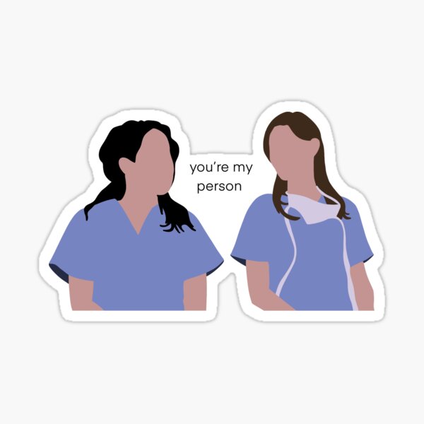 "You're My Person" Sticker for Sale by adamlord | Redbubble