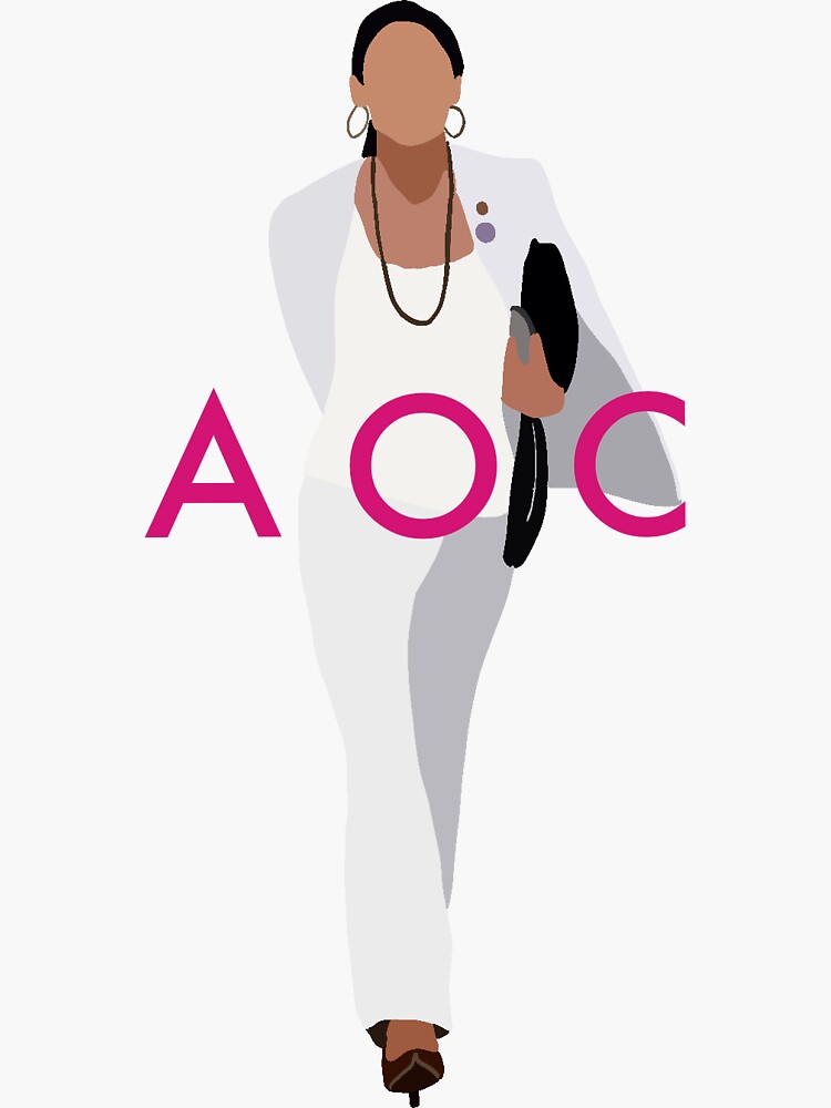 Sticker « AOC », par phoebescottt | Redbubble