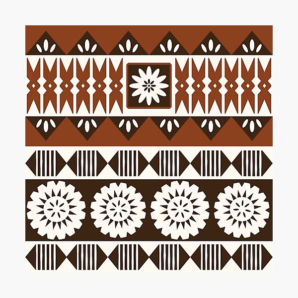 "Fijian Masi 2 - Neutrale" Fotodruck von lolomastudio | Redbubble