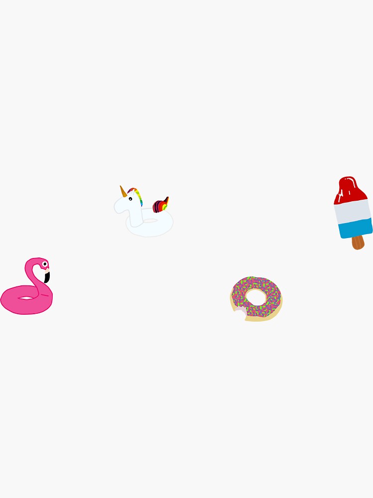 "Floaties Sticker pack " Sticker by ElsaFrench | Redbubble