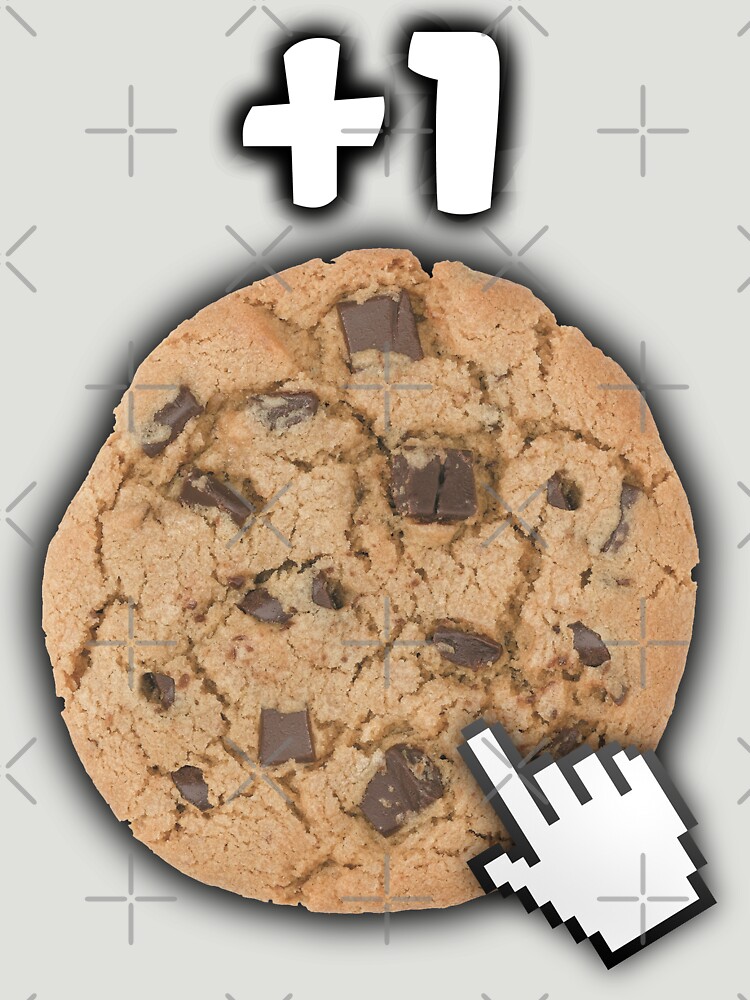 "Cookie Clicker" T-shirt for Sale by FreePrometheus | Redbubble | cooke ...