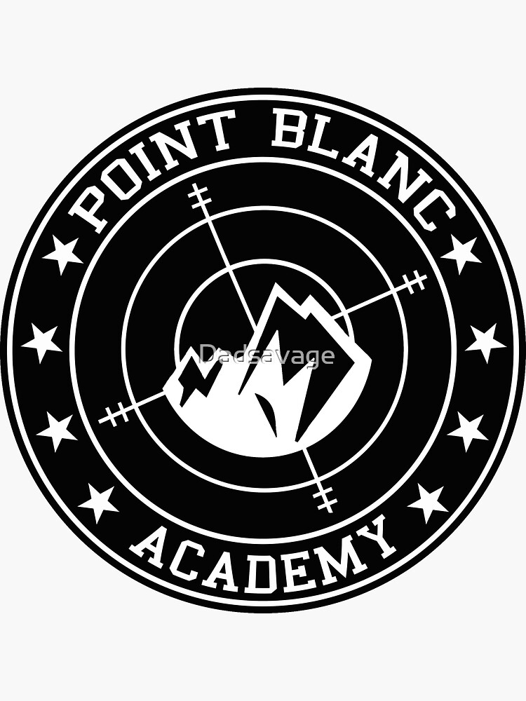 "Alex Rider Point Blanc Academy" Sticker for Sale by Dadsavage | Redbubble