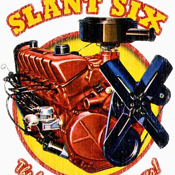 "Slant 6" Classic T-Shirt for Sale by madmorrie | Redbubble