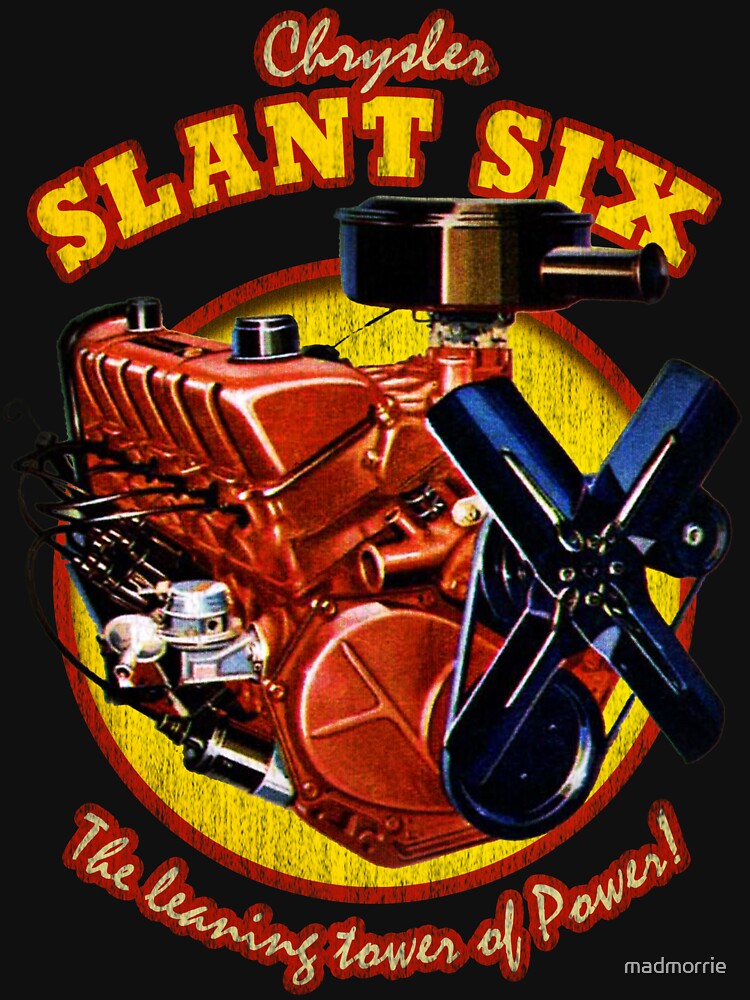 "Slant 6" Essential T-Shirt for Sale by madmorrie | Redbubble